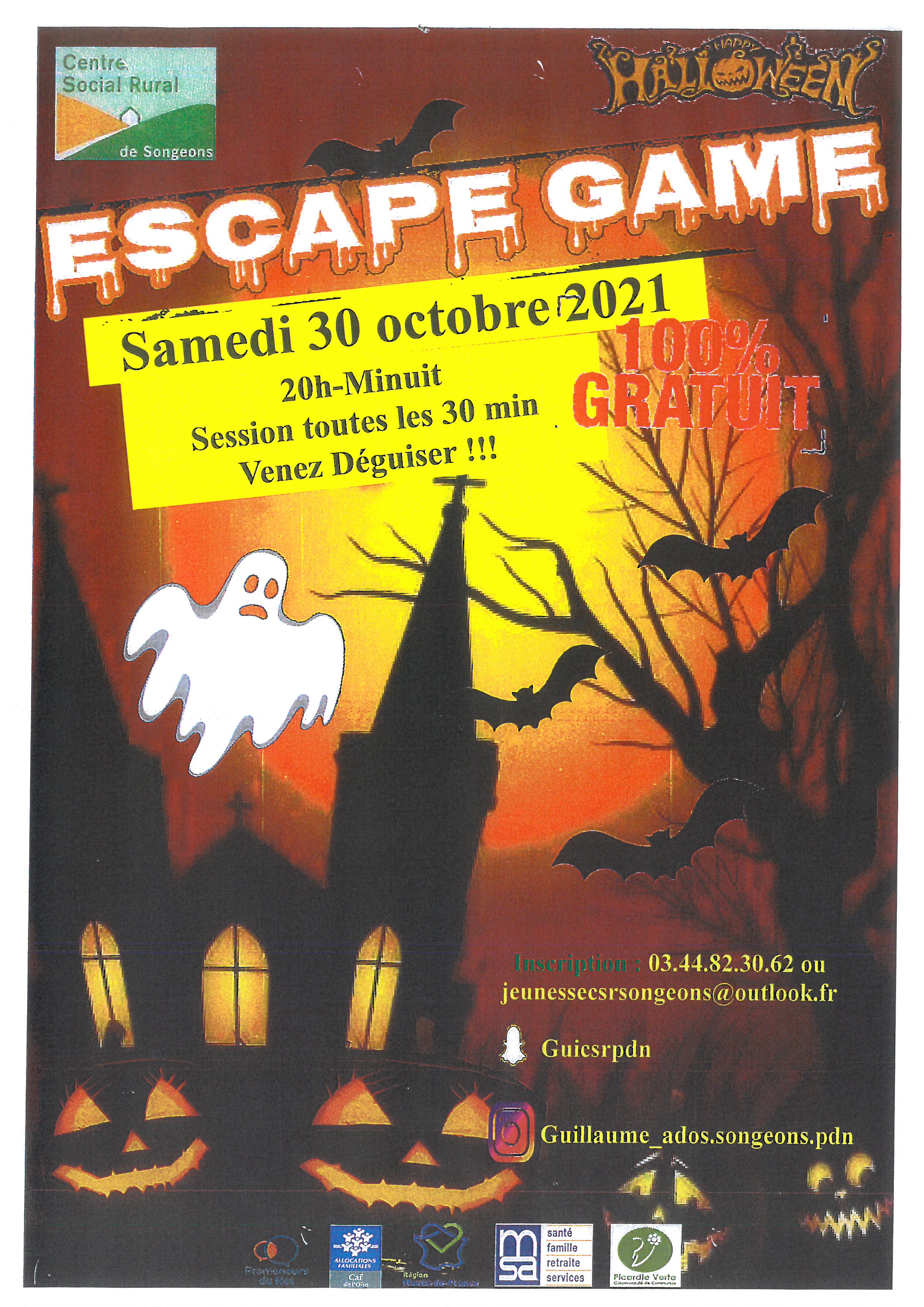 Escape game spécial halloween